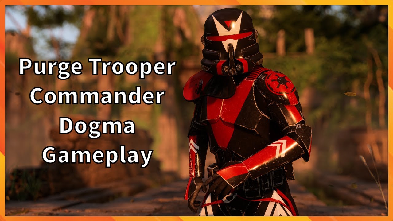 Purge Trooper Commander Dogma Gameplay Star Wars Battlefront 2 - YouTube