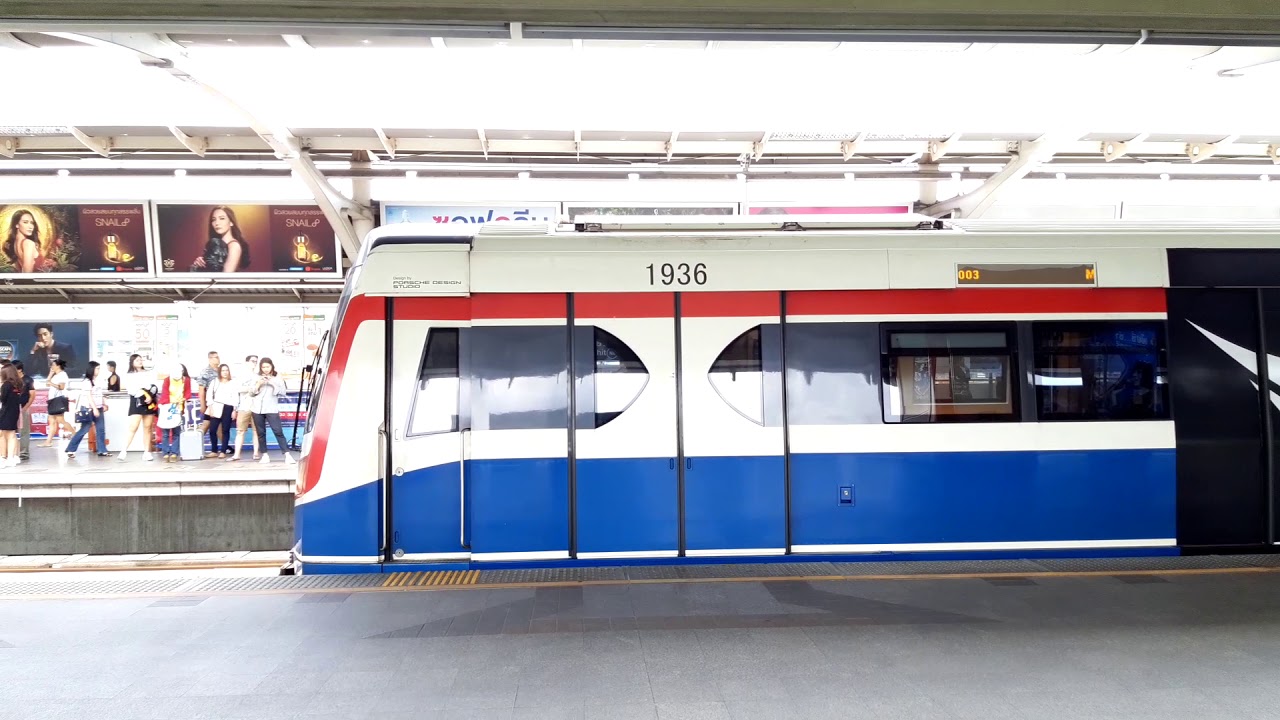 【From Oak7500】BTS Skytrain『EMU-B1』Departing from Mo Chit Station「No.36 ...