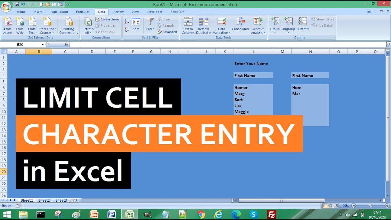Solved Excel Cell Character Limit 9to5Answer Solved Excel Cell Character Limit 9to5Answer