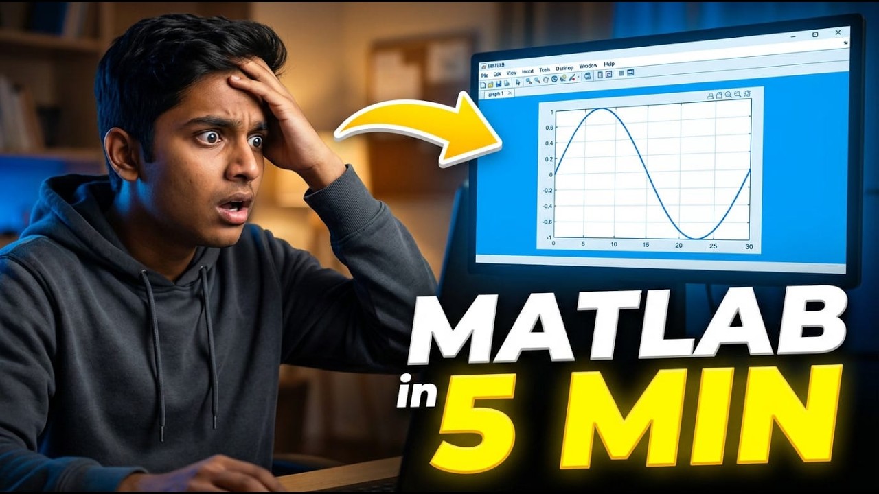 MATLAB Tutorial for Beginners (Step-by-Step) | Learn in 5 Minutes ⚡ ...