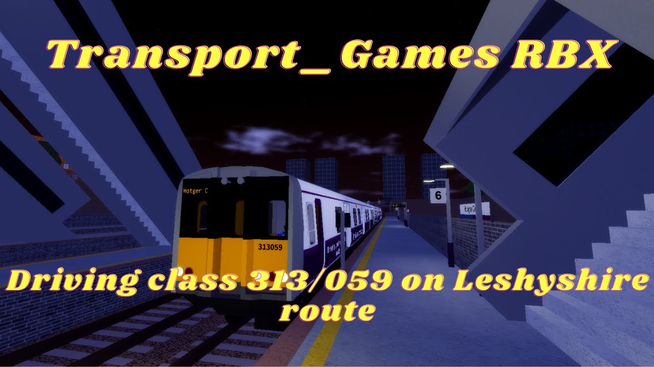 Roblox Project Transit: Driving class 313 on Leshyshire Line - YouTube