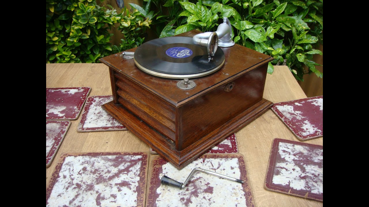 Vintage Old Antique Gramophone & Sound Box See Video - YouTube
