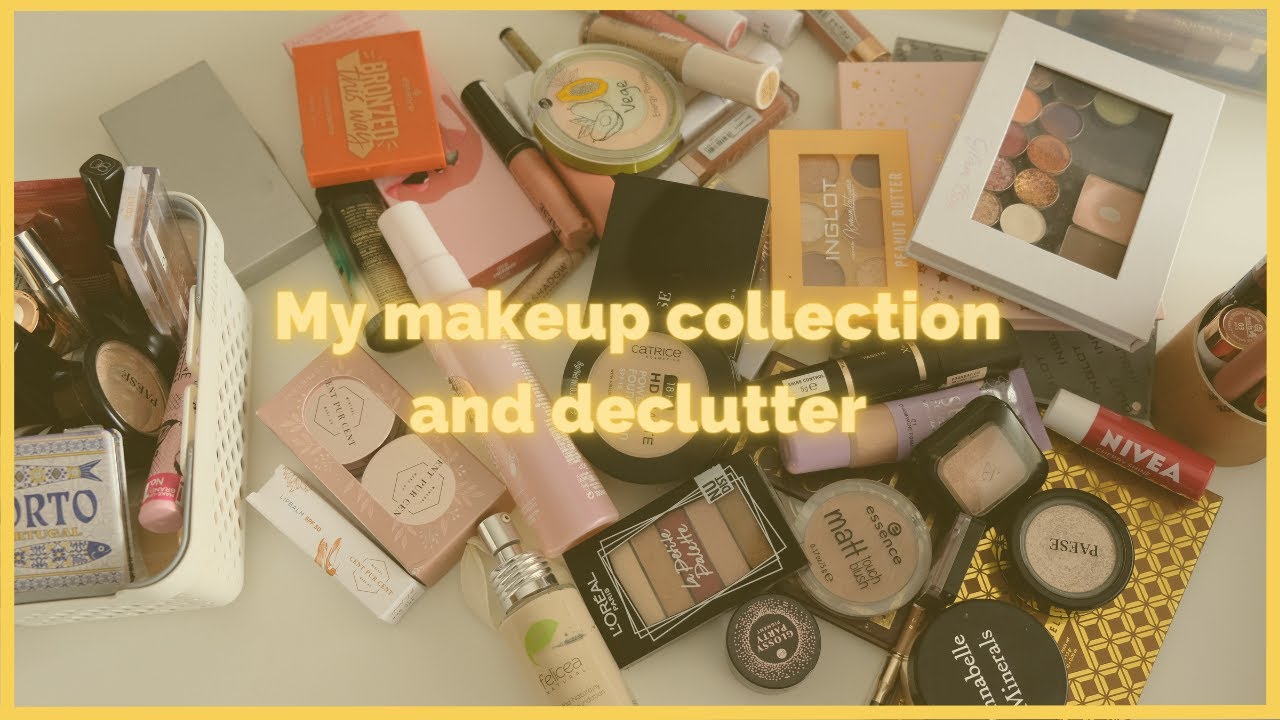 Decluttering my entire makeup collection 2023 - YouTube