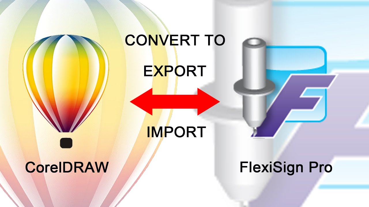 CorelDraw to FlexiSign Pro to CorelDraw IMPORT & EXPORT TIPS & TRICKS - YouTube