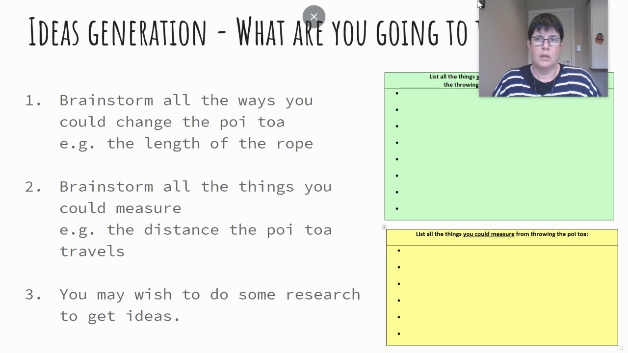 Poi Toa - Plan your science investigation - YouTube