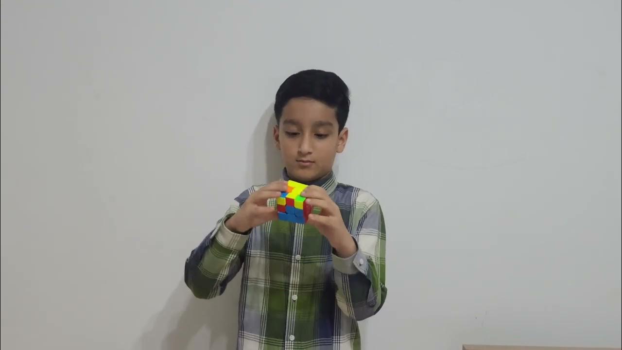 Solved Rubik's cube in less than a minute #rubikscube #3x3rubikscube ...