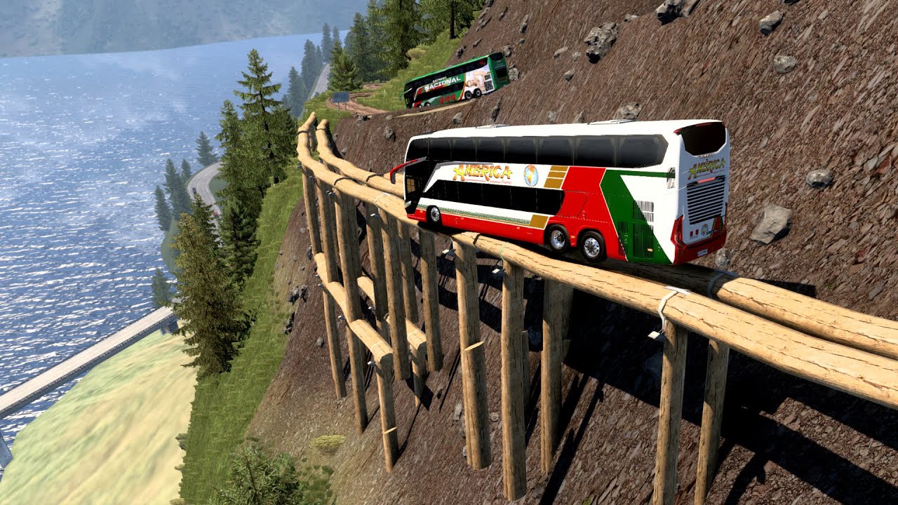 Deadly Roads | World’s Most Dangerous Roads | Bus on Dangerous Mountain ...