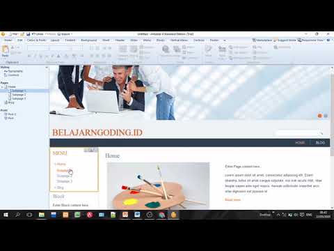 Software Web Design Artisteer 4 - Membuat Tampilan Website Menggunakan ...