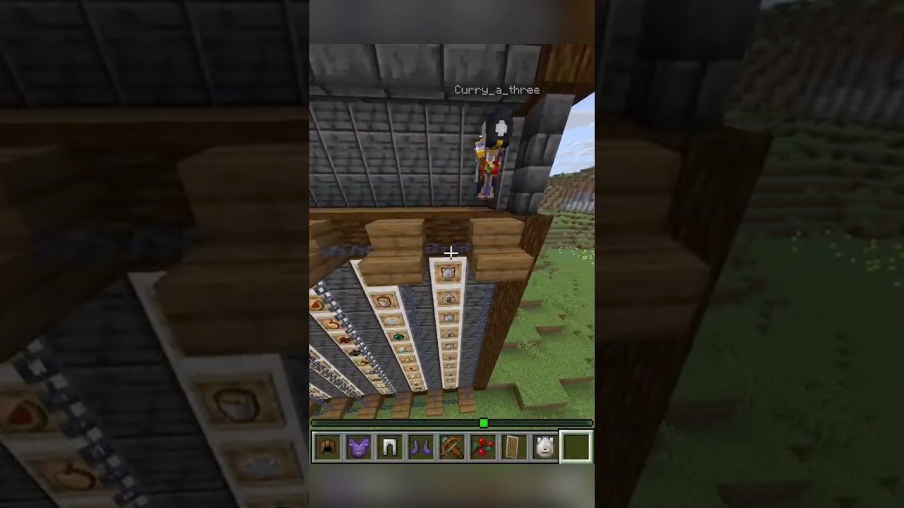 Minecraft random item wall #minecraft - YouTube