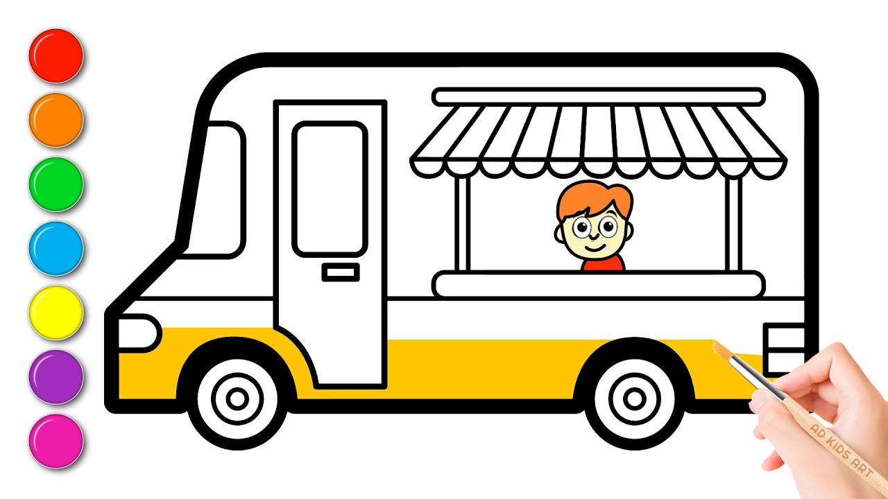 Shop Van Drawing, Painting & Coloring For Kids, Learn Easy For Toddlers ...