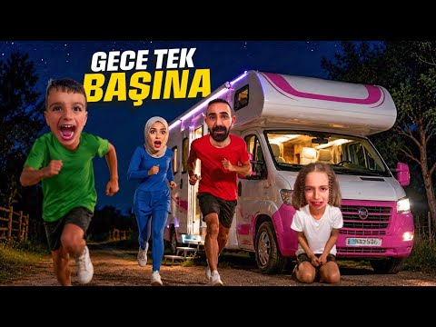 GECE ELİFİ KARAVANDA TEK BAŞINA BIRAKTIK!!!POYRAZ SAHİLE KAÇTI!!!