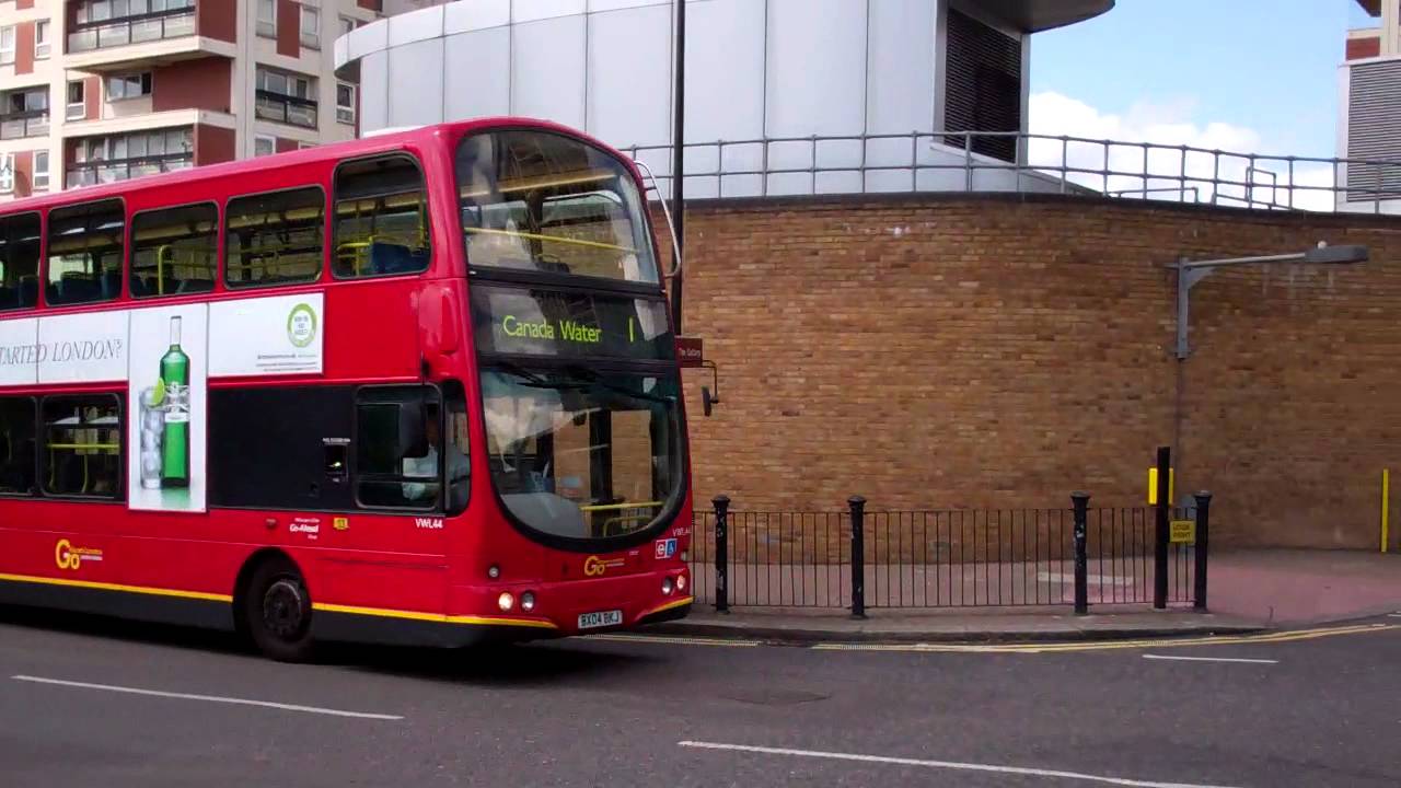 Go Ahead London Route 1 VWL44 BX54BKJ Gemini Volvo B7TL Mandela Way (MW ...