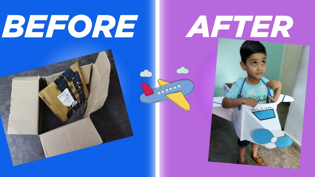 Fancy dress for Halloween | Plane costume for fancy dress competition ...