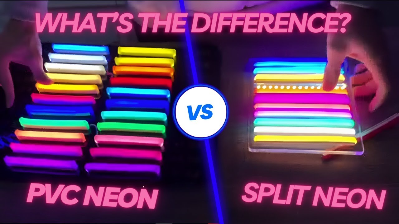 Neon Showdown: PVC vs Split - Unveiling the Quality Difference in ...
