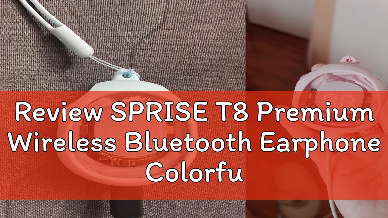 Review SPRISE T8 Premium Wireless Bluetooth Earphone Colorful With ...