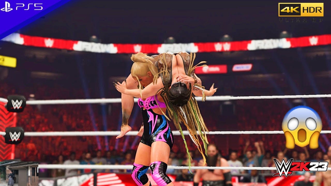 WWE 2K23 (PS5) - MAXXINE DUPRI vs VALHALLA | RAW, JULY 31, 2023 [4K ...