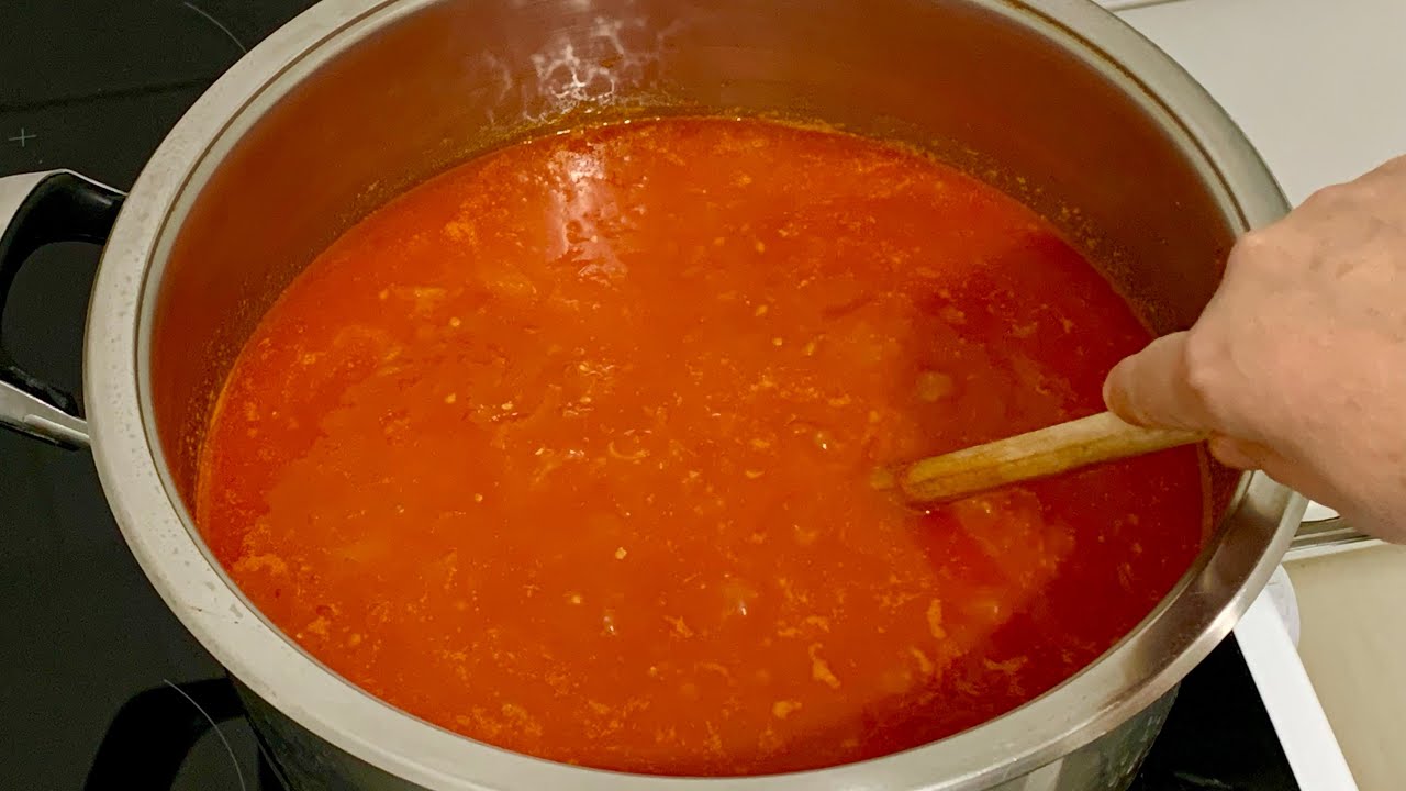 Salcë Domatesh PINXHUR - Më e Shijshma që Kam Provuar !! ️ 30 Minuta ...