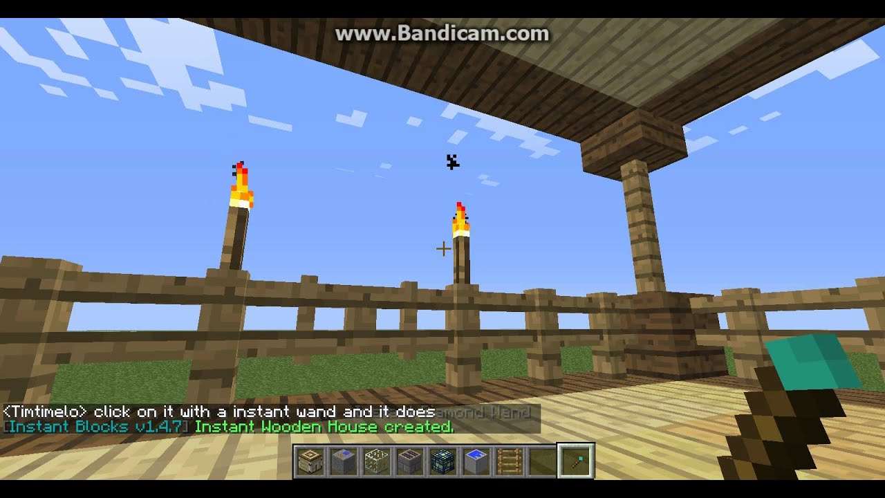 minecraft instant blocks mod review - YouTube