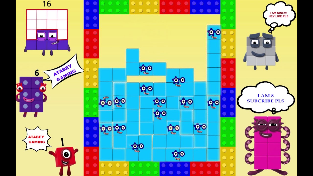 Tetris with Numberblock Tetris Block Five Animation 2021 - YouTube