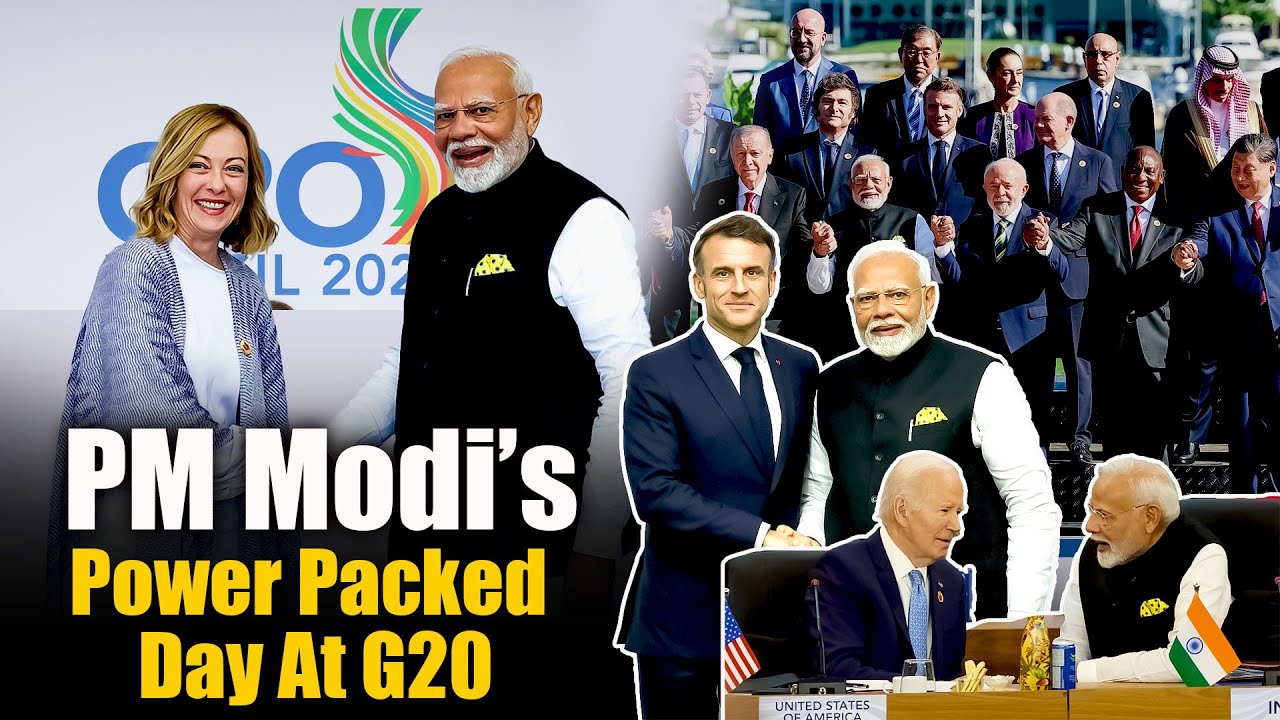 PM Modi’s Power Packed Day At G20 | The Pamphlet - YouTube