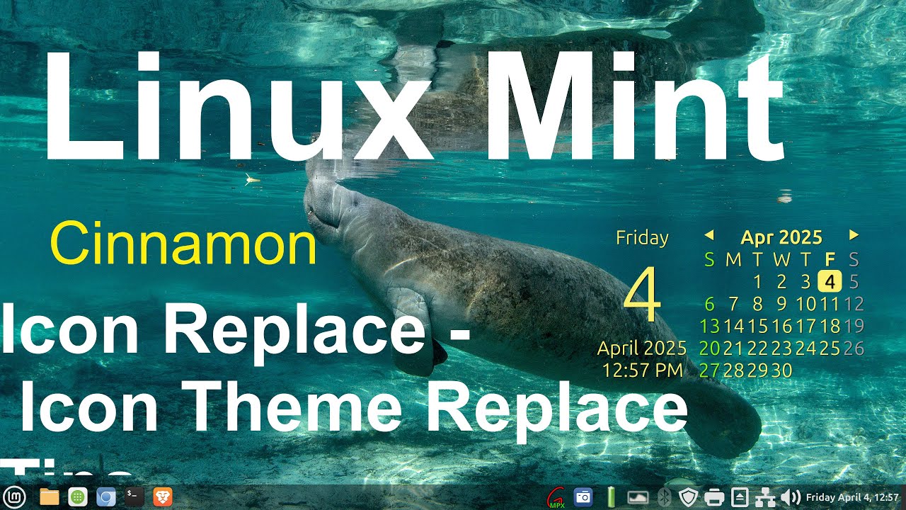 Linux Mint - Cinnamon - Icon Replace & Missing Icon Theme Tips & GIMP Tips. - YouTube