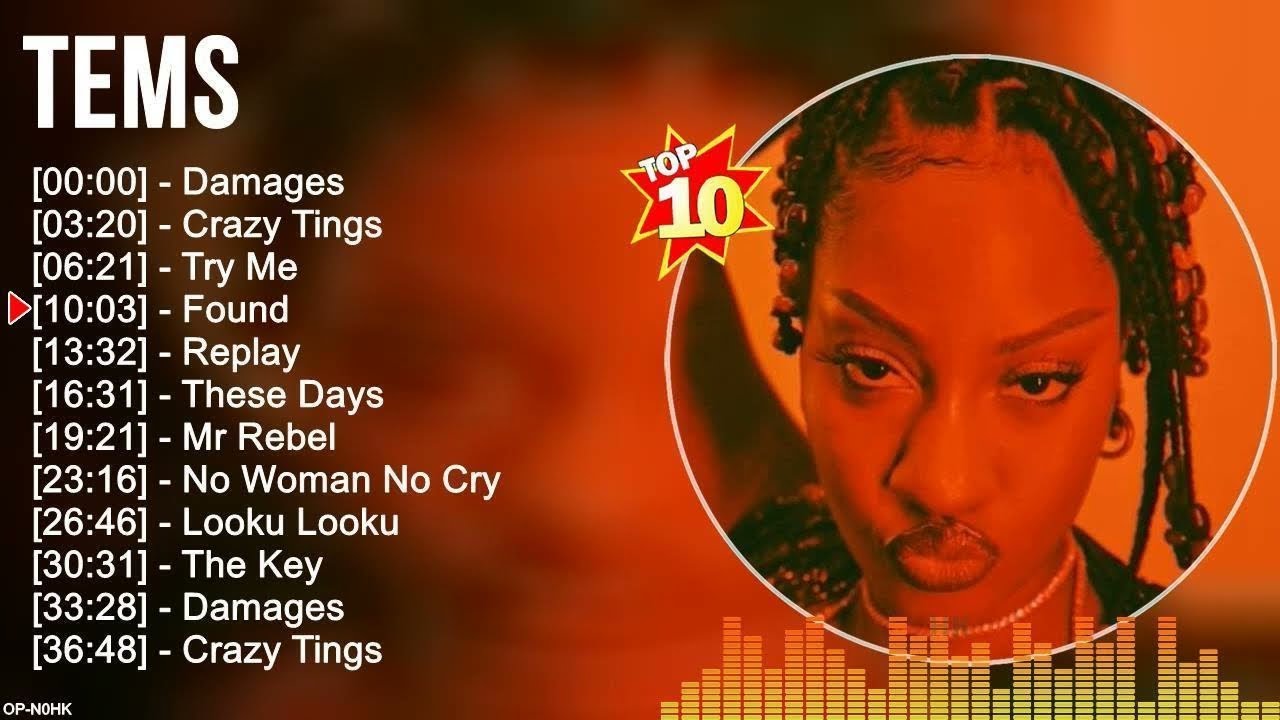 Tems Greatest Hits | Best song Playlist Tems | Top 100 Artists To ...