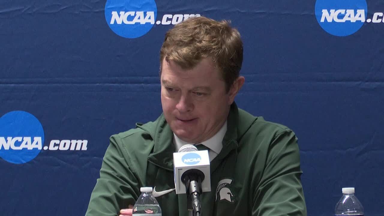 MUST WATCH: MSU hockey coach Adam Nightingale with an emotional recap a ...