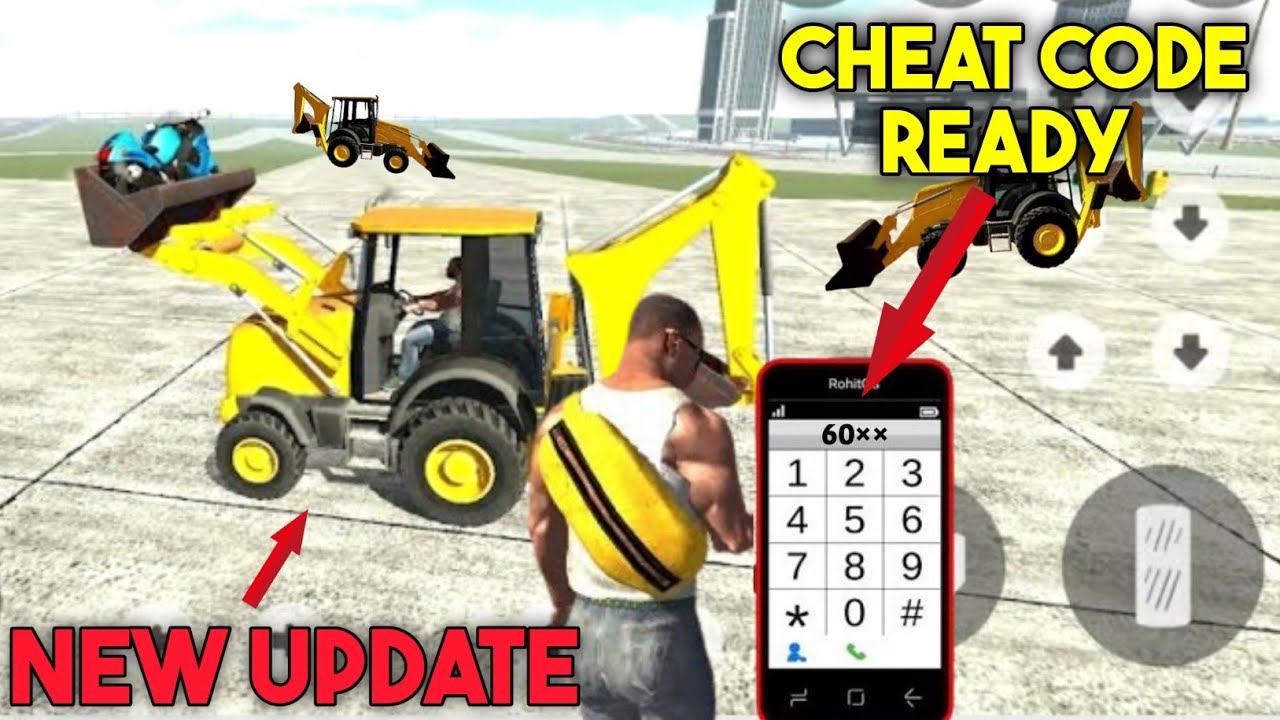 Finally JCB Cheat Code 🤑| indian bike driving 3d jcb code || indian bike driving 3d new update ...