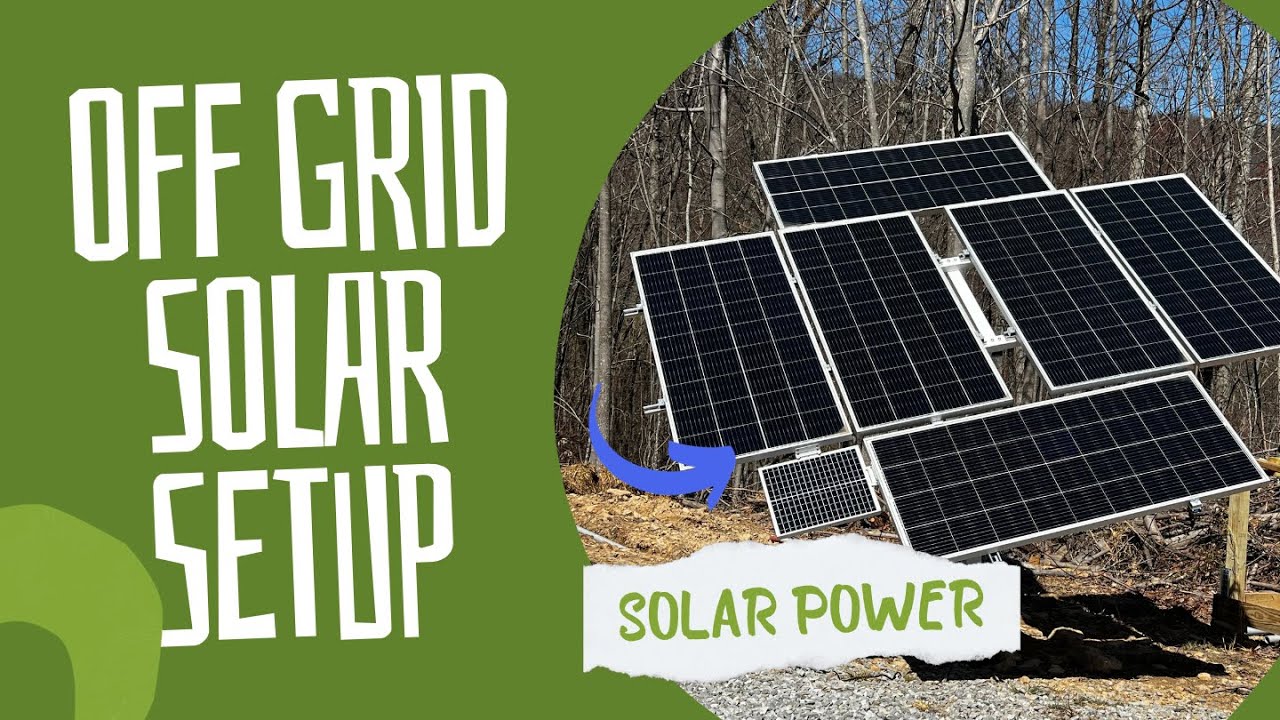 Off Grid Solar Setup - YouTube
