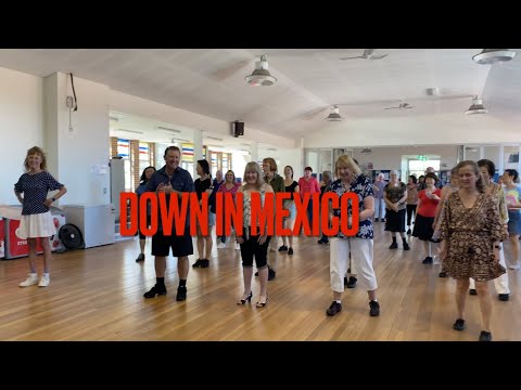 Line Dance “ Down In Mexico “ Dance and Teach video by Gordon Elliott ...