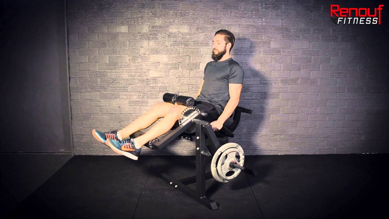 ECK-3 Leg Extension/Leg Curl Machine by BRUTEforce® - YouTube