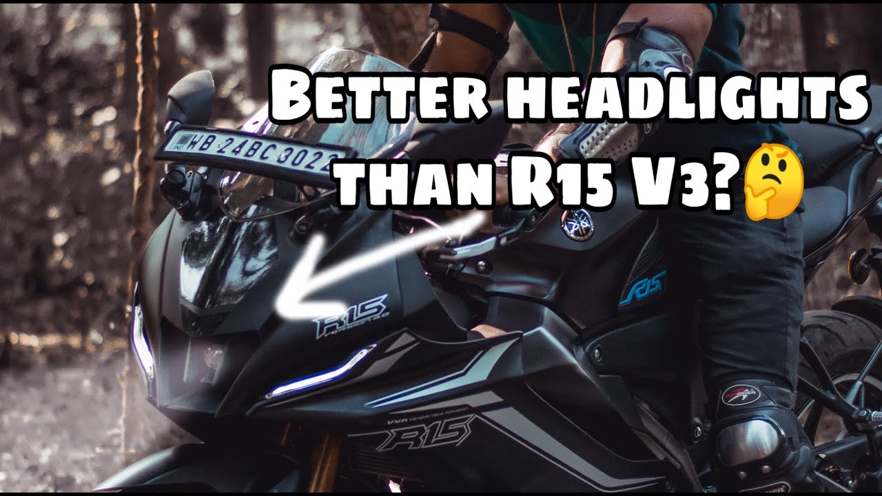 R15 v4 kolkata l headlight test l best headlights ever??🤔 - YouTube
