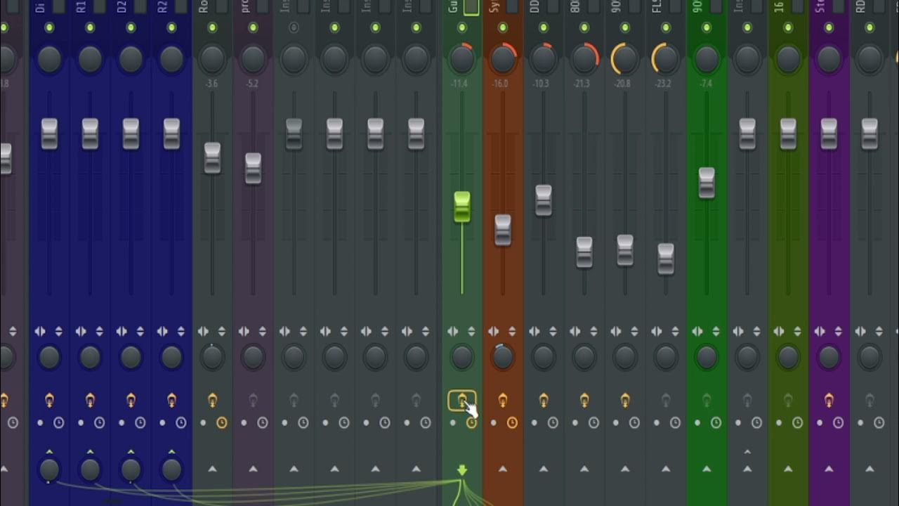 How To Make All Plugins In FL Studio Mixer Insert Appear And Disappear With One Click - YouTube