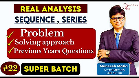 Real Analysis Course 2025 - YouTube