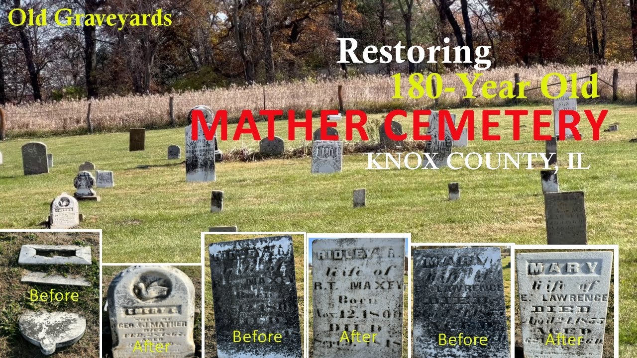 Restoring A 180 Year-Old Rural Graveyard | Grave Cleaning | Mather ...