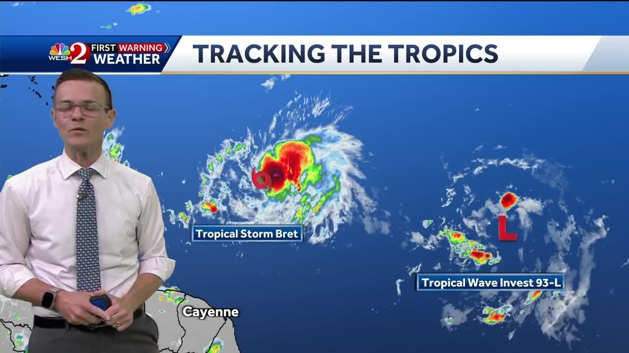 Tropical Storm Bret: See the latest models - YouTube