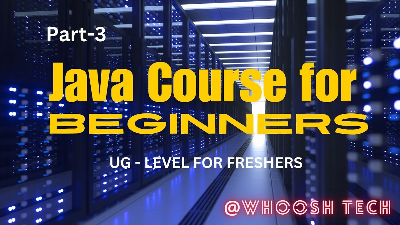 Part-3 Java Syntax || Java Course for Beginners || UG-level for freshers || - YouTube