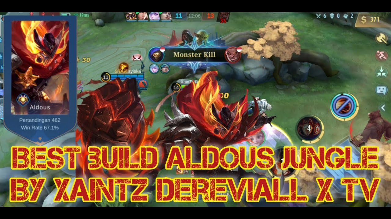 Best Build Aldous Jungle By XainTz Dereviall X TV | MLBB - YouTube