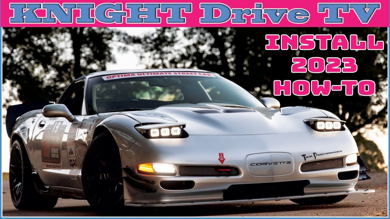 C5 Corvette Sleepy Eye TripLED Headlight Install How-To Official - YouTube