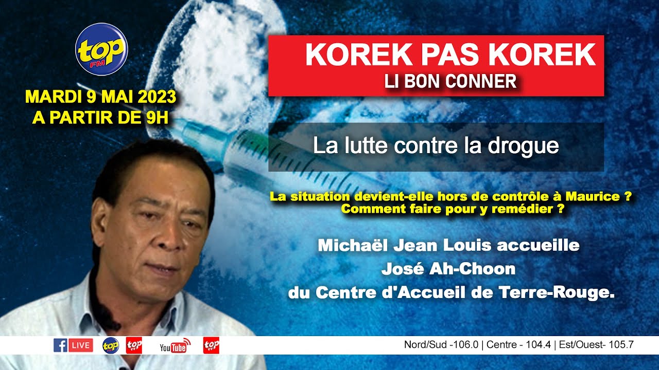 Korek Pas Korek : Michaël Jean Louis accueille José Ah-Choon du Centre ...