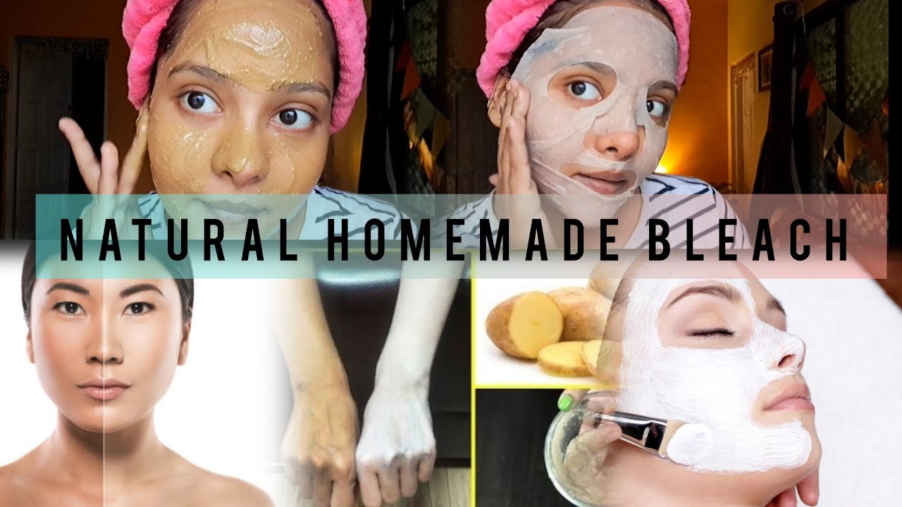 Homemade NATURAL Bleach for Skin whitening ️ | #youtube #youtubevideo # ...