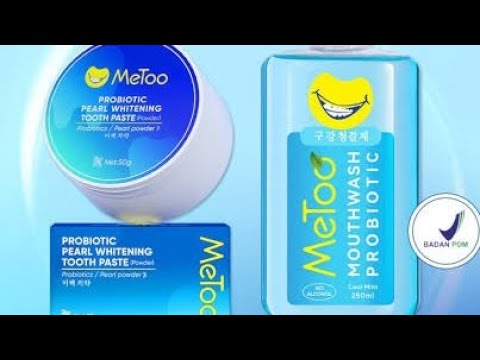 METOO WHITENING POWDER DAN MOUTHWASH - YouTube