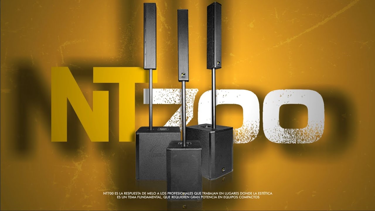 NT 700 - Columna con subwoofer de 12" y Bluetooth - YouTube