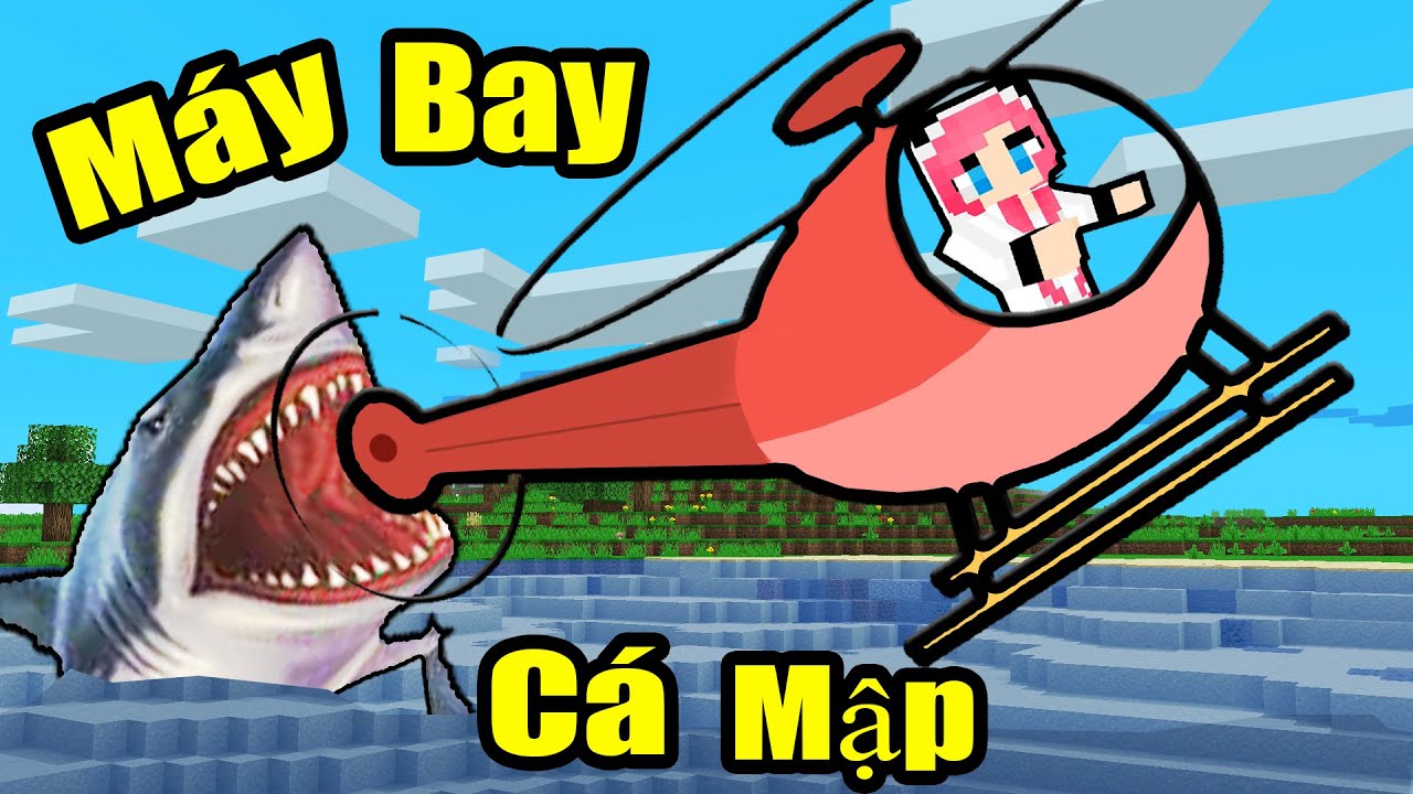 PANDA THỬ THÁCH CHẾ TẠO MÁY BAY TRONG MINECRAFT*HEBI CHẾ TẠO THÀNH CÔNG ...