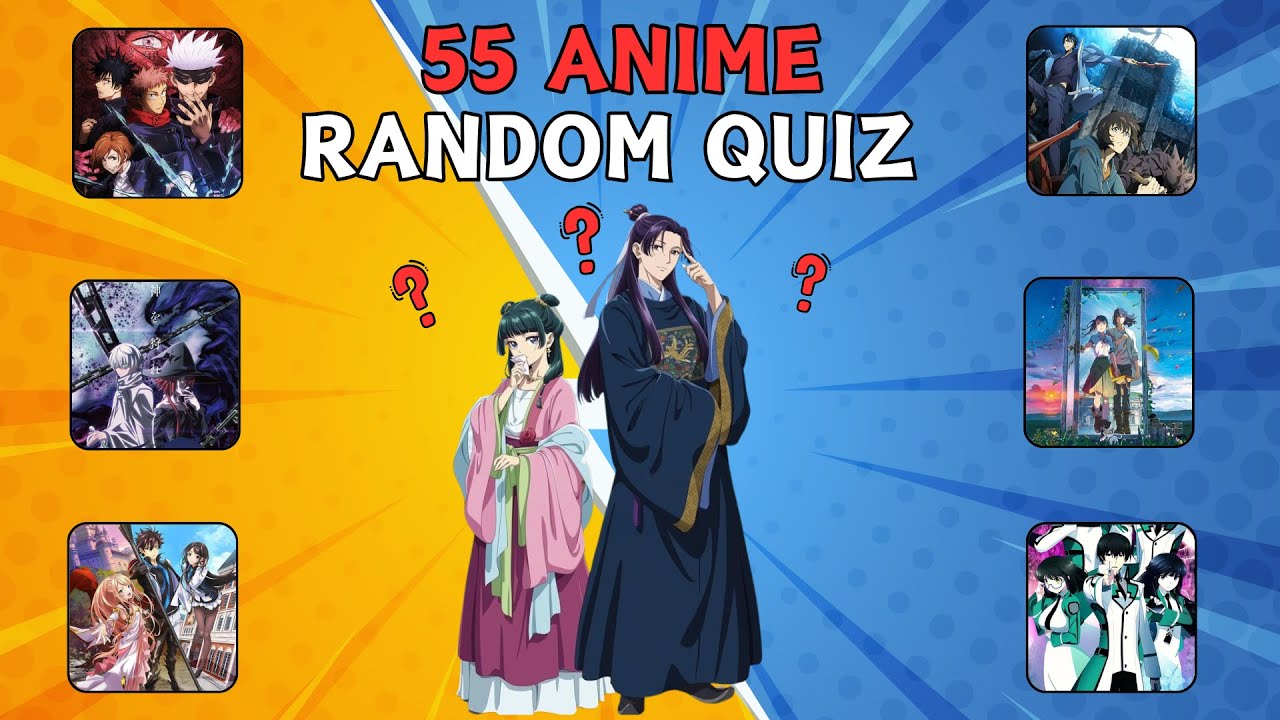 Anime Random Quiz: Test Your Otaku Knowledge with 55 Random Questions ...