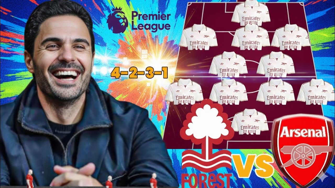 STRONGEST Arsenal Potential Line-up (4-2-3-1) To SMASH Nottingham ...