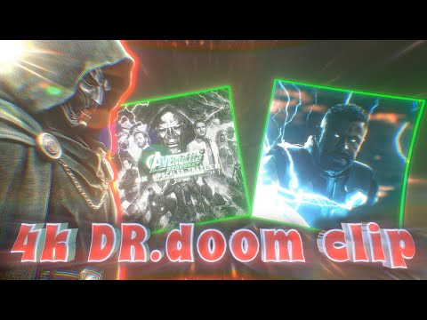 Dr. Doom 4K 120FPS Trailer | Topaz AI Enhanced | Free Clips.