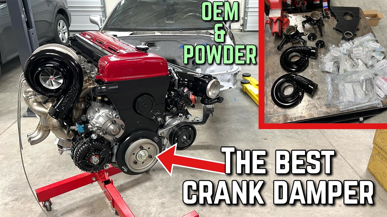 2JZ Fluidampr Crank Dampener, OEM Suspension Bolts List & More Powder ...