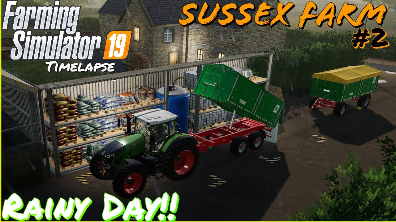 SUSSEX FARM | PLANTING TIME!! | FS19 Timelapse | #2 | Xbox one X - YouTube