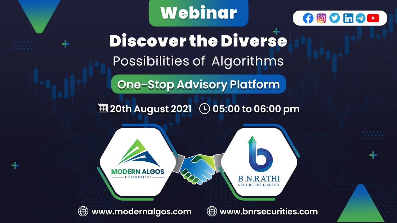 Webinar - Possibilities of Algorithms platform in Trading- Modern Algos ...